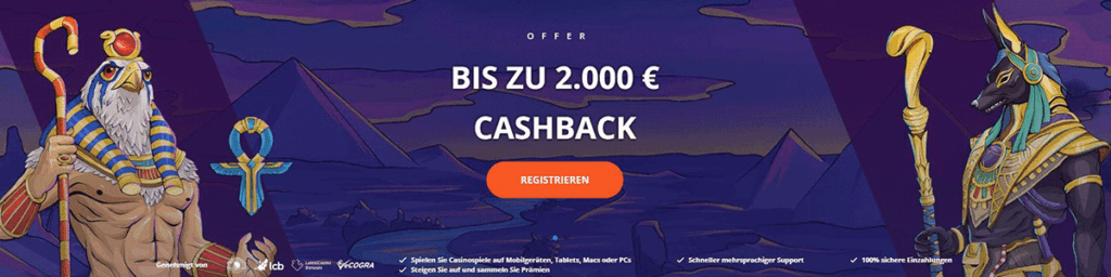 Vulkan Vegas - Bonuspaket von bis zu 1000 € + 125 Freispielen